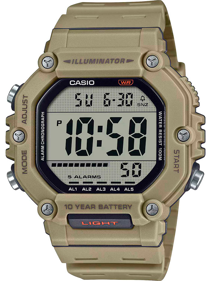 Наручные часы CASIO, серый/бежевый