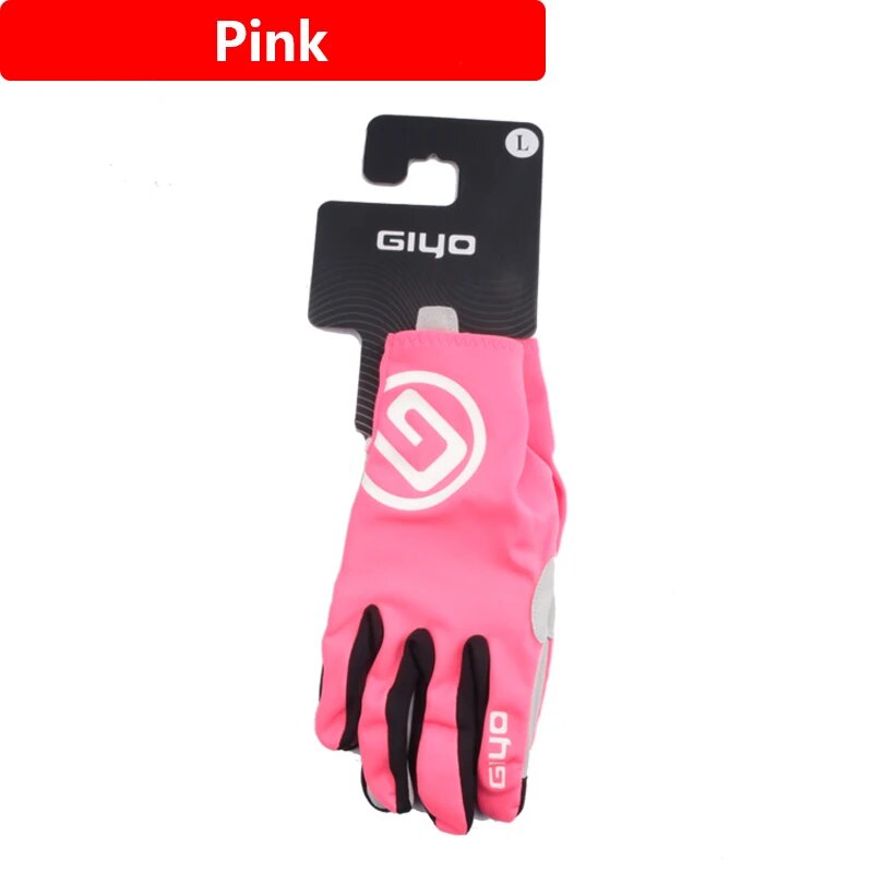 Giyo Велосипедные перчатки из лайкры черные Розовый, XXL, Pink
