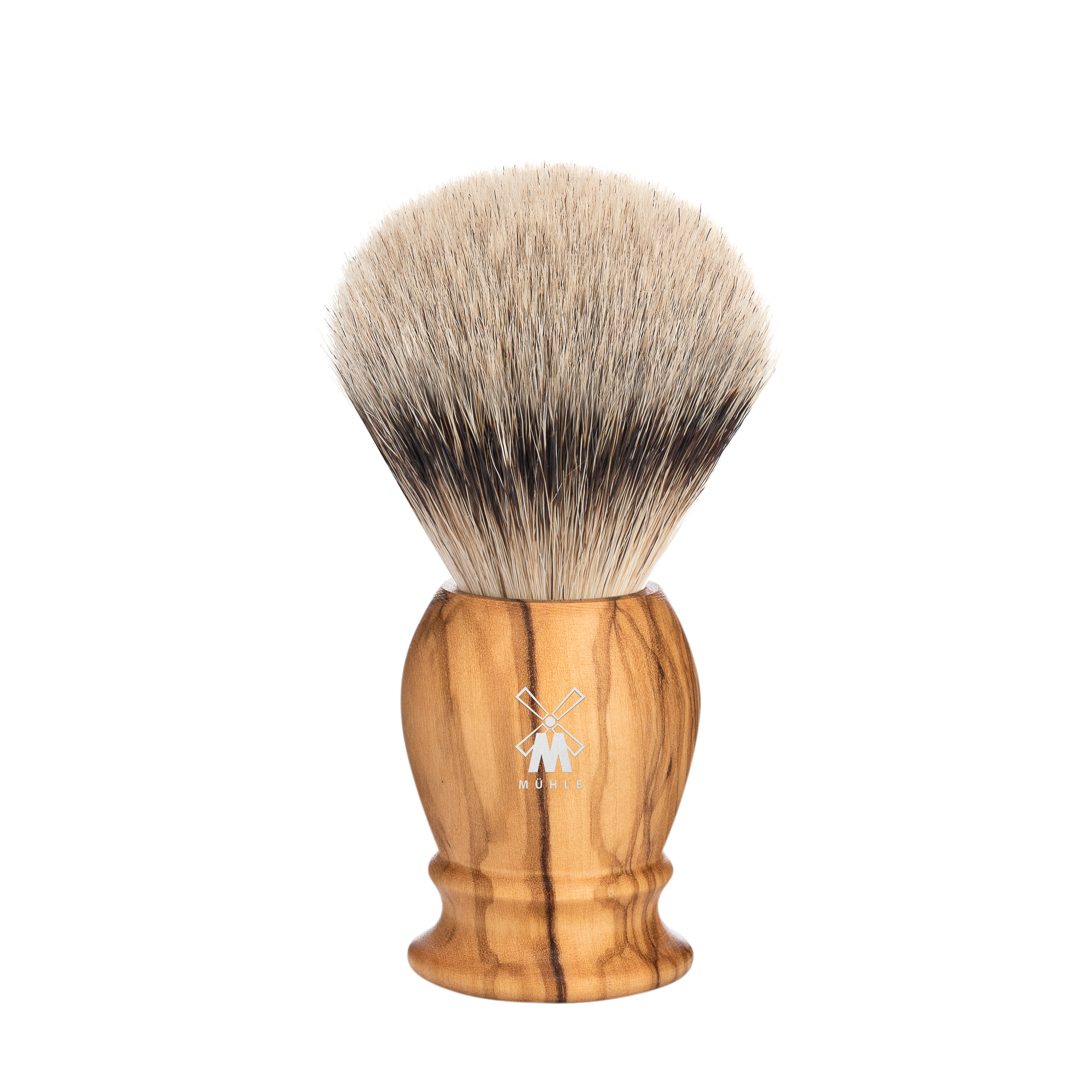 Помазок MUEHLE CLASSIC, барсучий ворс высшей категории Silvertip, олива, размер M (091 H 250)