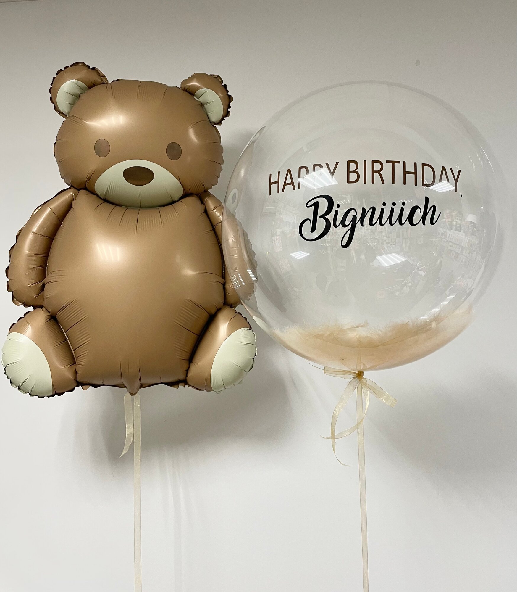 Воздушные шары с гелием Набор "Думаю о тебе" (2 единицы в наборе)