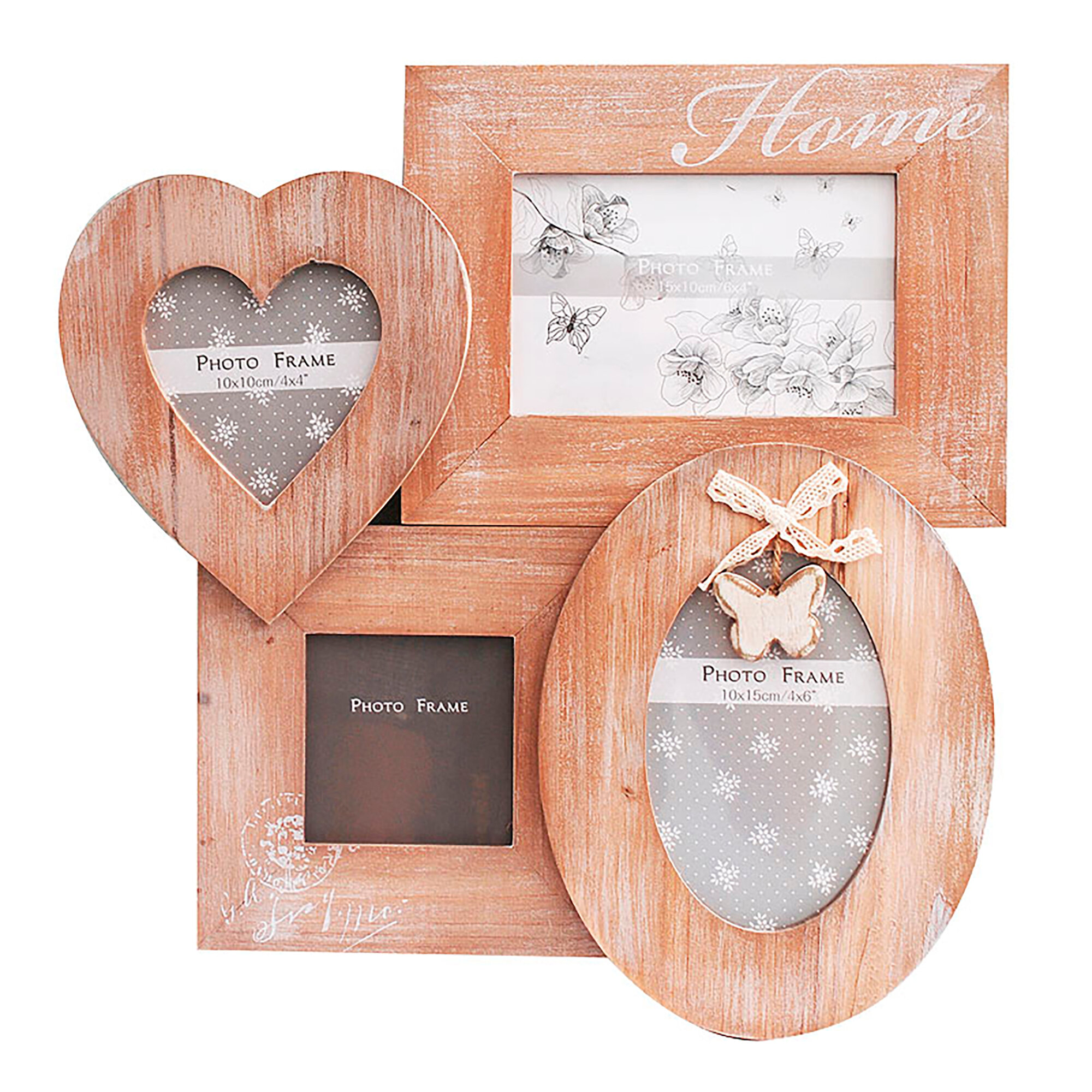 100-BF Фоторамка комбинированная / рамка для фото ТМ "Белоснежка" / фоторамка со стеклом