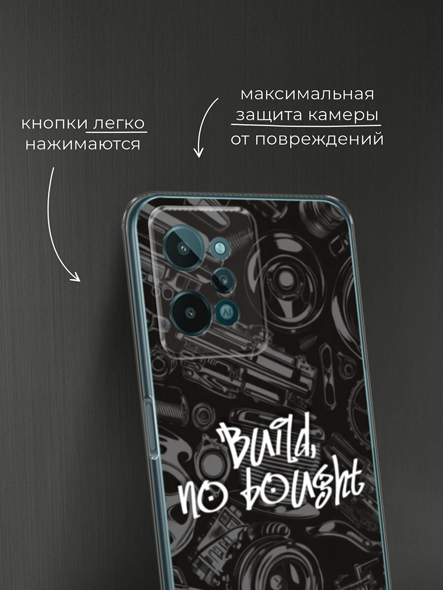 Чехол на Realme C31 / Реалми C31 с принтом "Build no bought" — фото 1