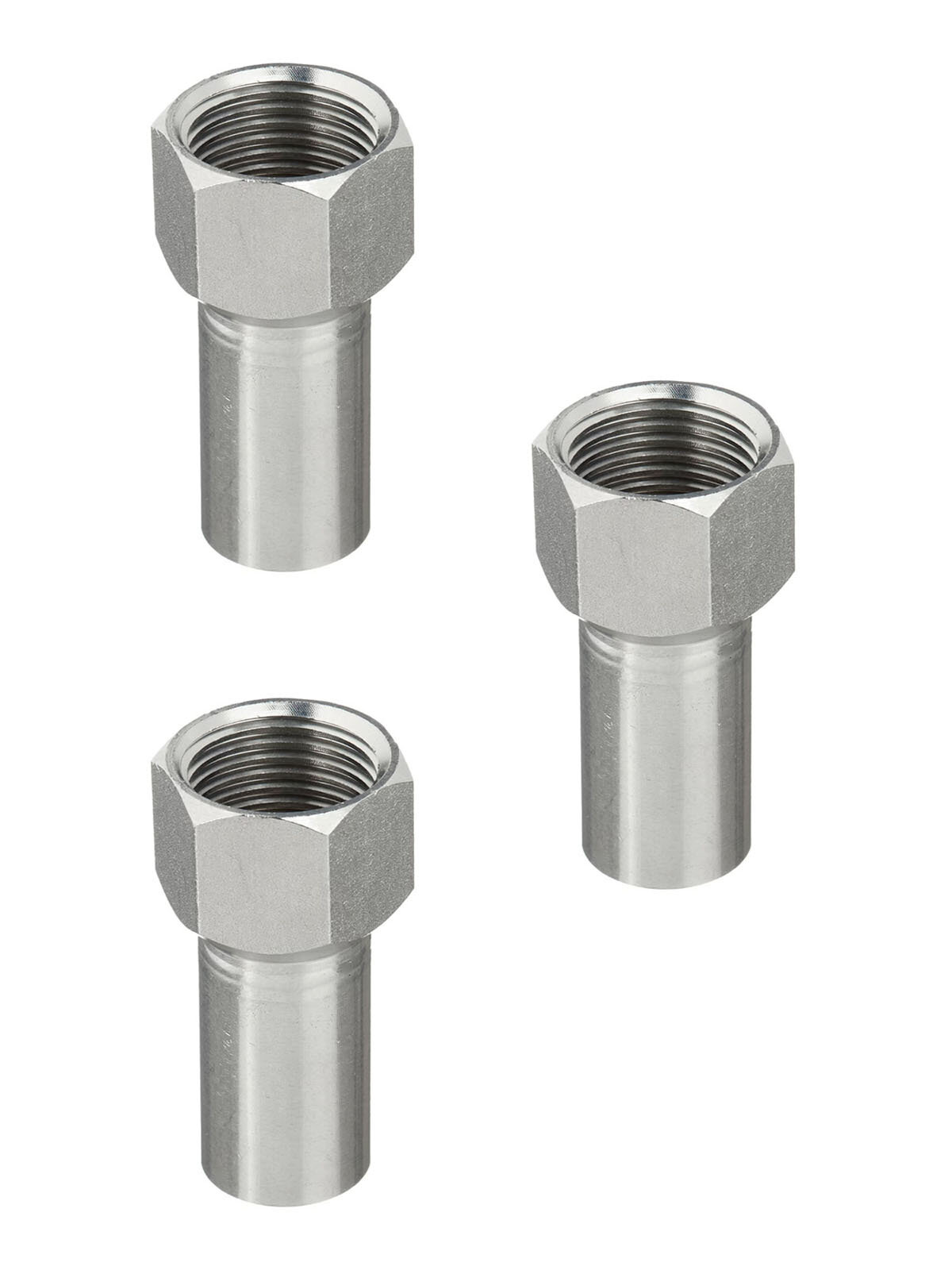 Соединитель 18 мм х 1/2 ВР(г) нержавеющая сталь (3 шт.)