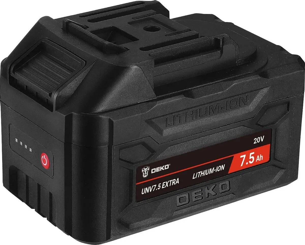 063-4499 / Батарея аккумуляторная DEKO UNV7.5 EXTRA, 20В, 7.5Ач, Li-Ion (063-4499)