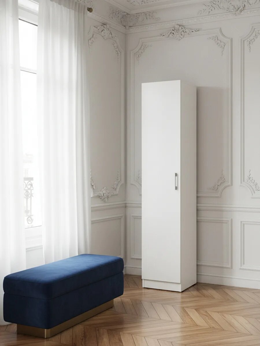 Шкаф пенал FRESTER распашной с полками в спальню прихожую для одежды, от производителя