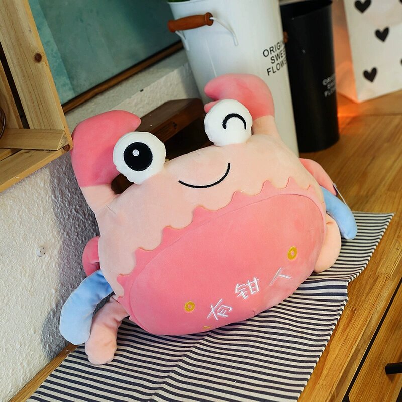 Креативный подарок, милая кукла-краб, плюшевая игрушка, подушка для кровати, волосатый краб, детский подарок на день