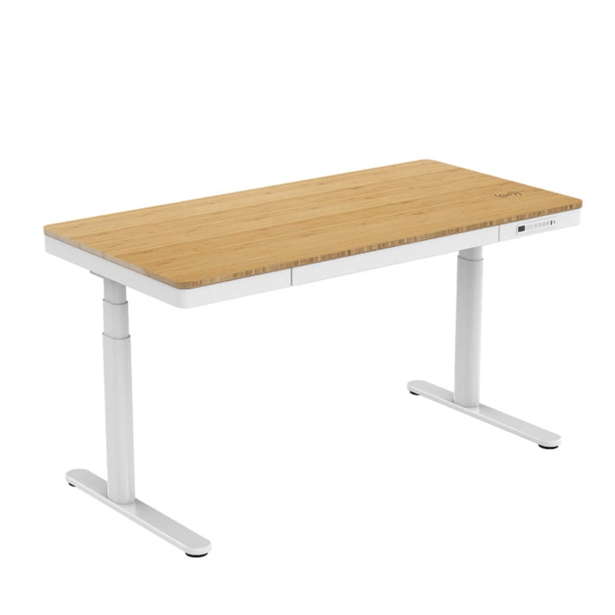 Стол для компьютера с электроприводом, QI-зарядкой и USB-портами FoxGear LIFTISCH FG-ED-55 белый