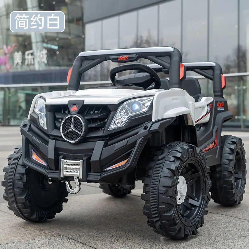 Электромобиль детский с пультом /4х4 полный приво, 4х4 полный приво, HAPPY HOUSE магазин LP-GR4-EC , бел