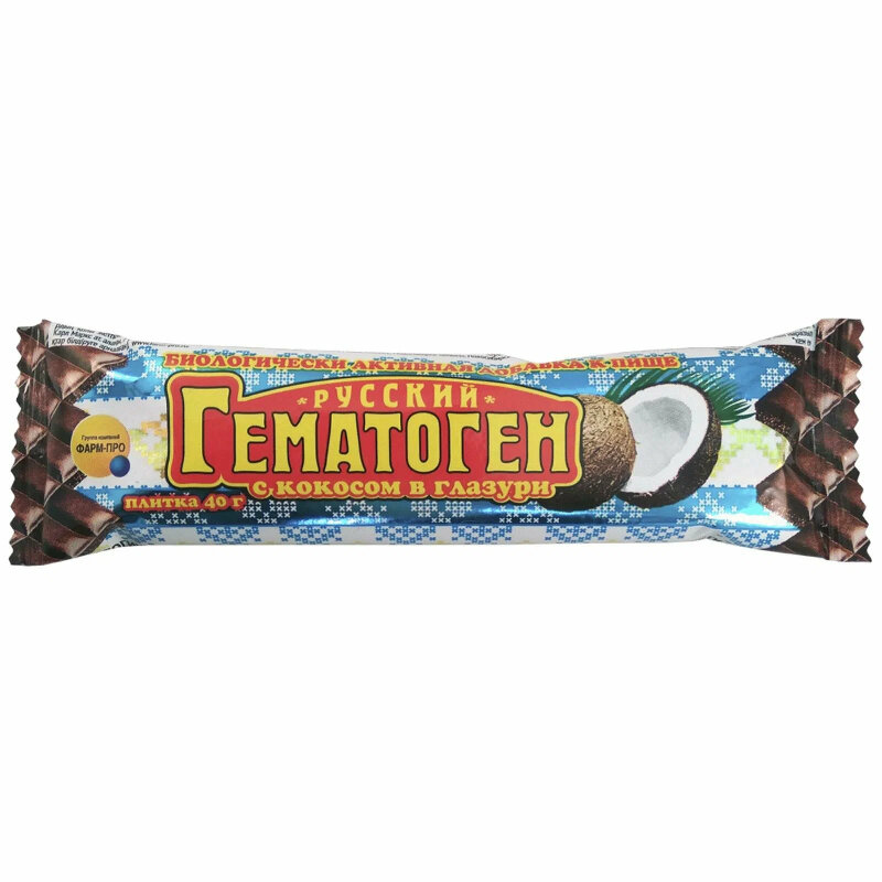 Гематоген Русский С Кокосом В Шок.40Г