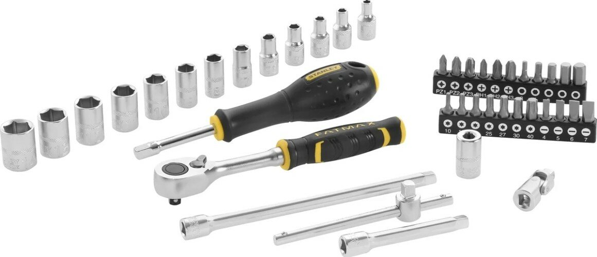 Набор головок 1/4" STANLEY FMMT82683-1 торцевых fatmax-42 предмета