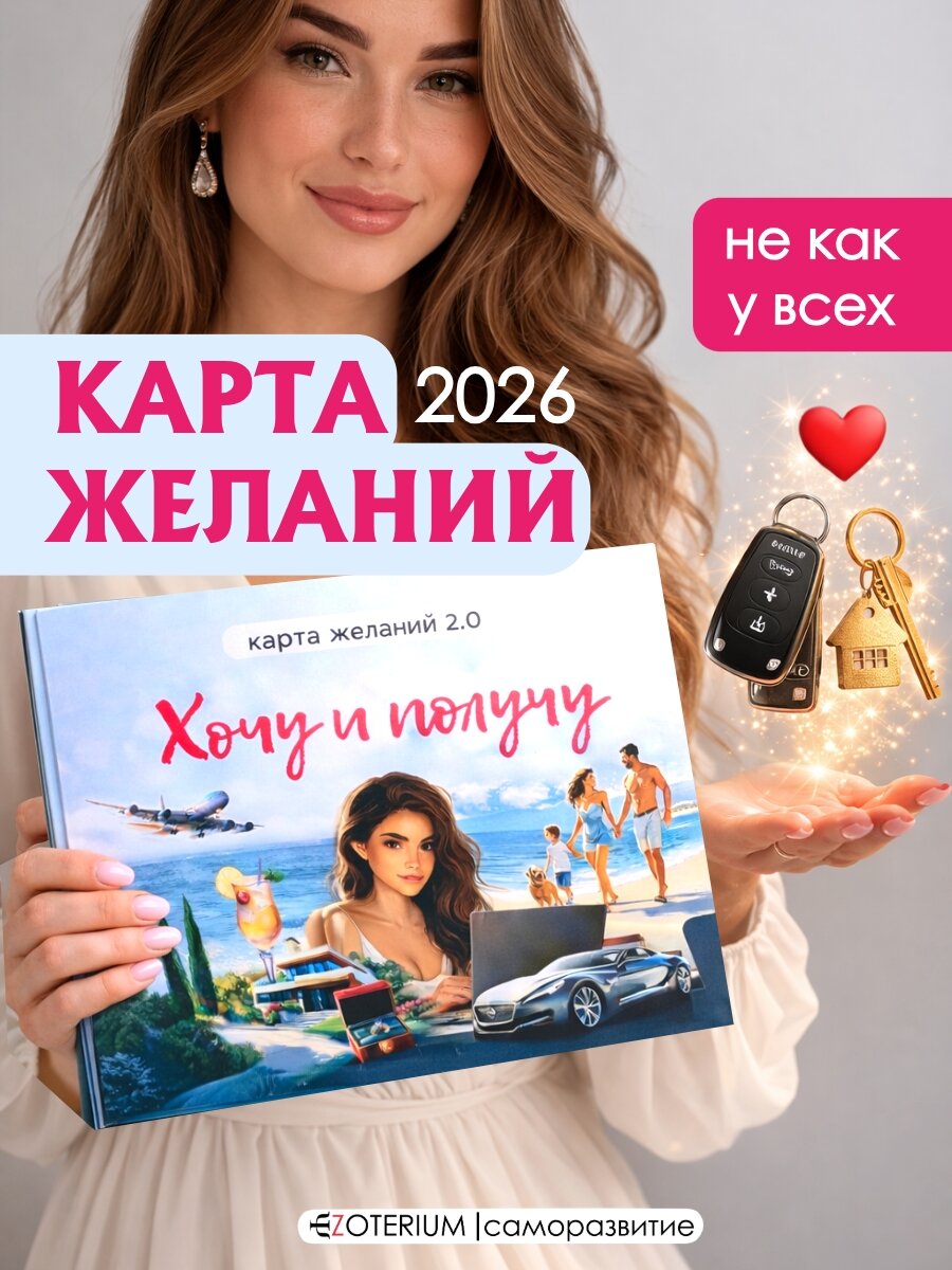 Карта желаний 2026 подарок подруге на день рождения EZOTERIUM