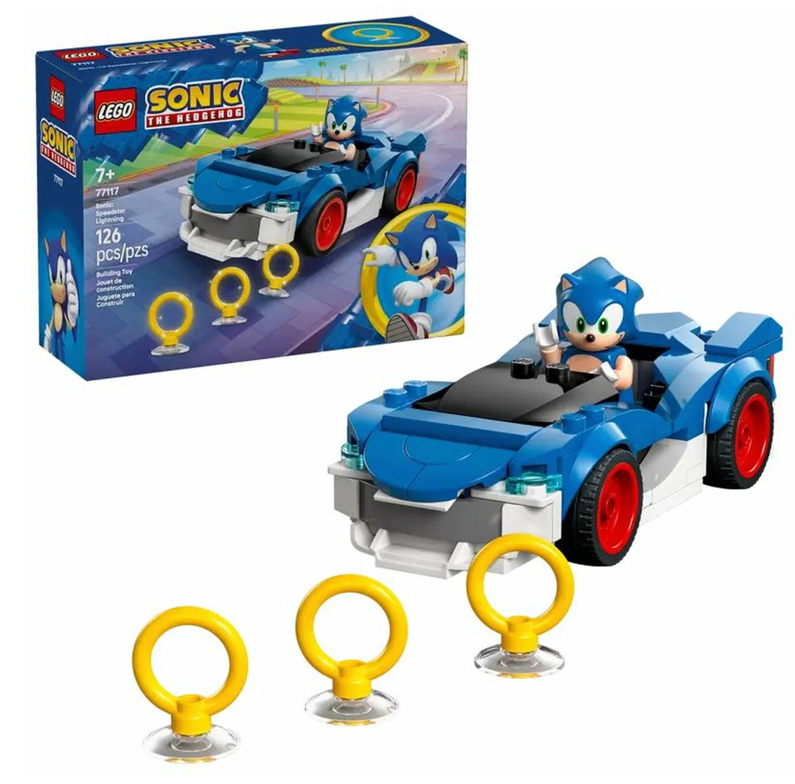 Конструктор LEGO 77117 Sonic the Hedgehog Соник: Скороход Лайтнин, 126 эл.