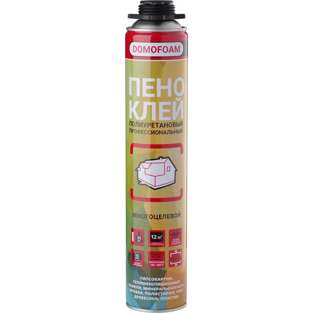 Пено-клей полиуретановый профессиональный многоцелевой DOMOFOAM 9782258