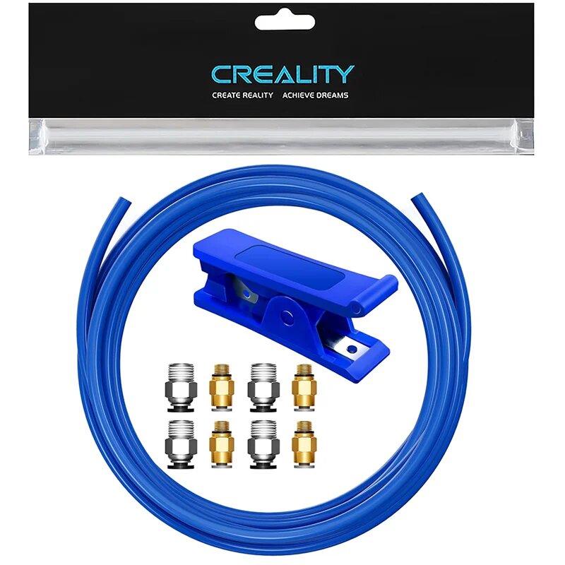 Трубка Creality PTFE синяя 1,75 мм 1м/2м 2m, Blue PTFE B