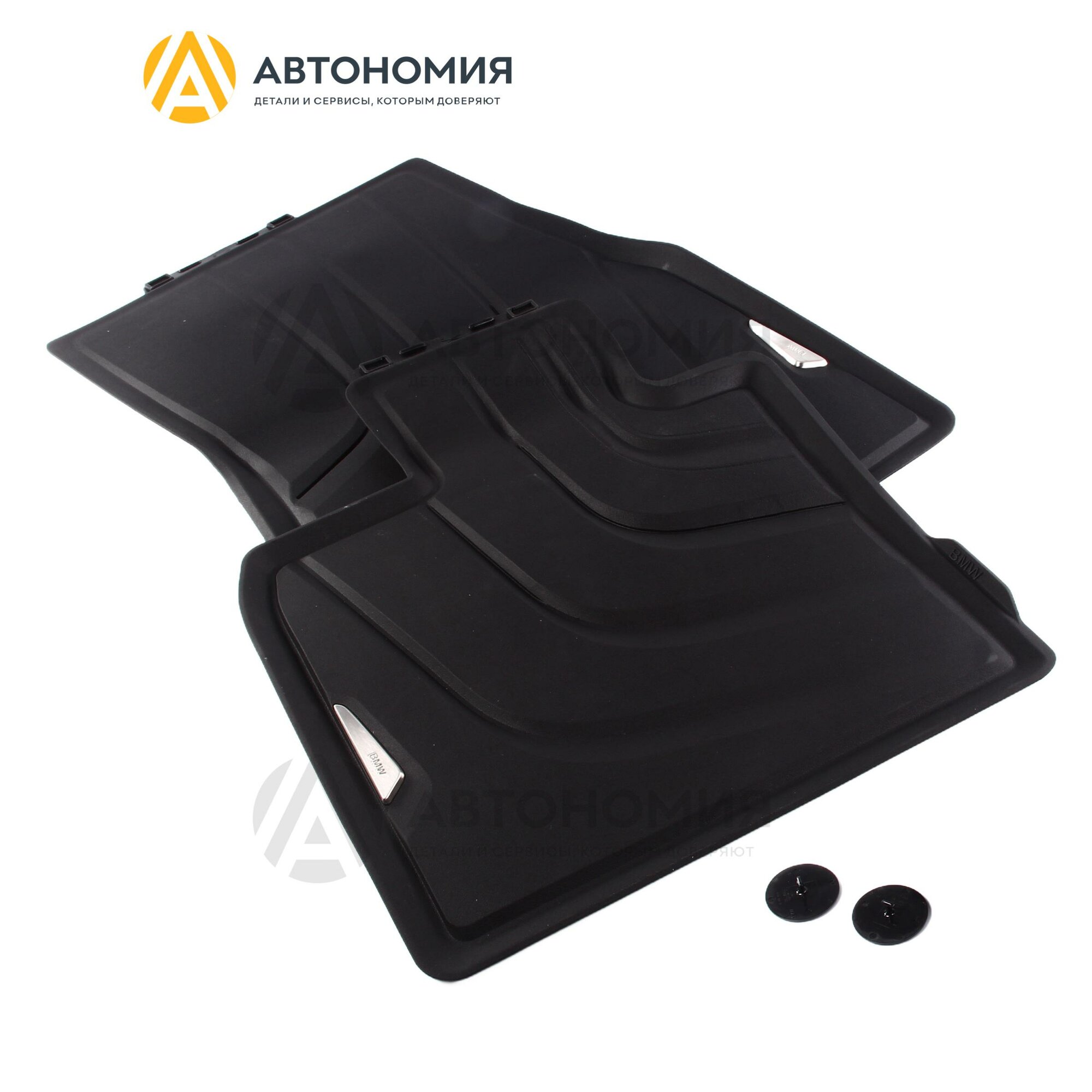 Коврики салона резиновые передние BMW 51 47 2 458 439