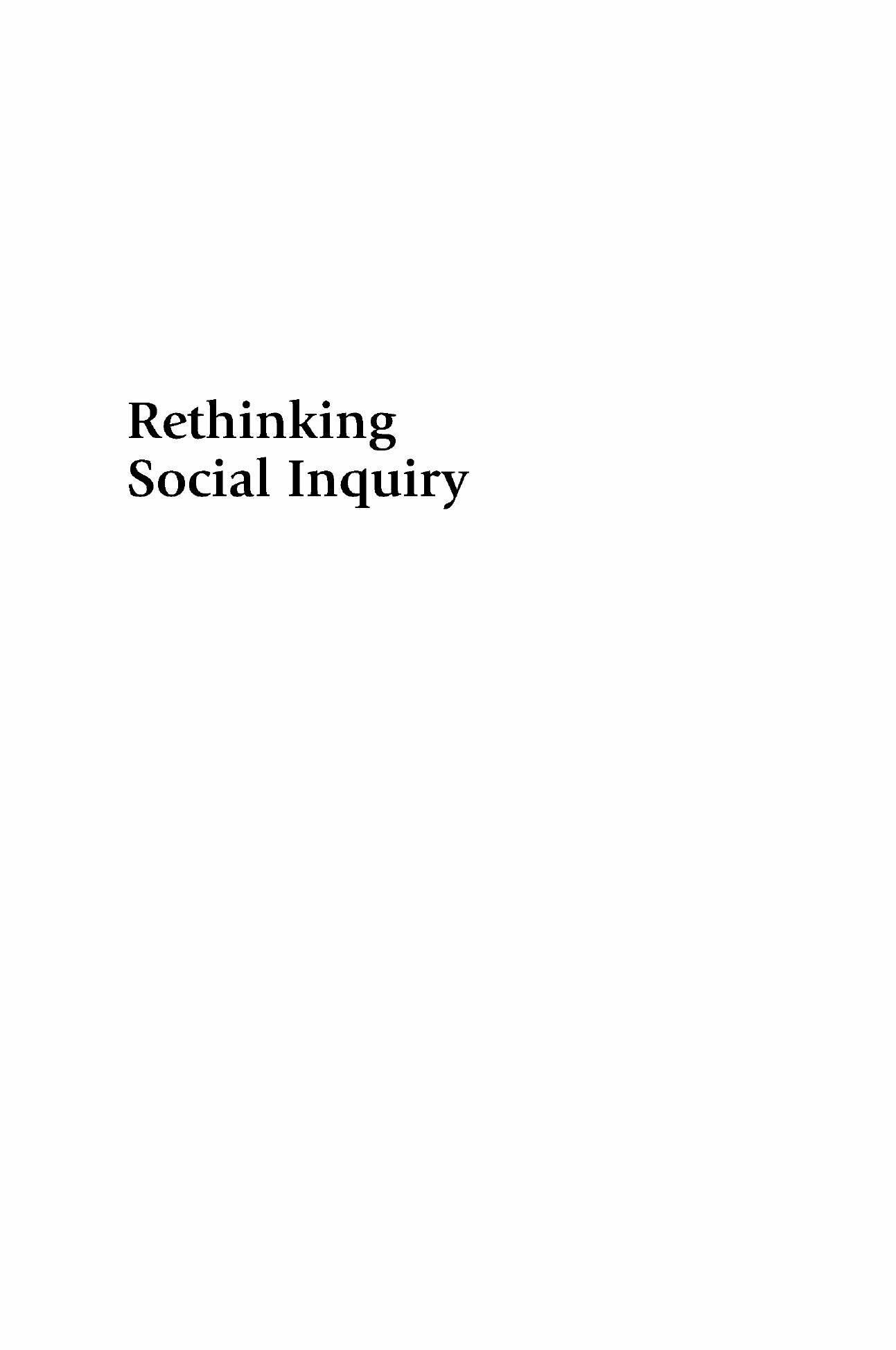 Rethinking Social Inquiry. Diverse Tools, Shared Standards, Second Edition — фото 1