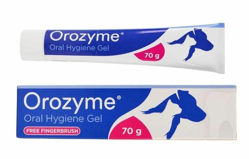 Гель orozyme (Орозим) для эффективного ухода за полостью рта питомцев различных видов , 70 г