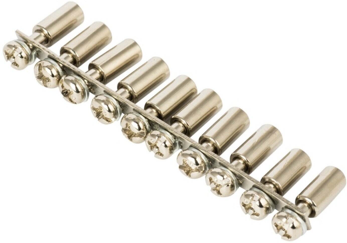 Перемычка тип 10PIN для 16,0 мм2 (10 шт.) EKF PROxima, серебро