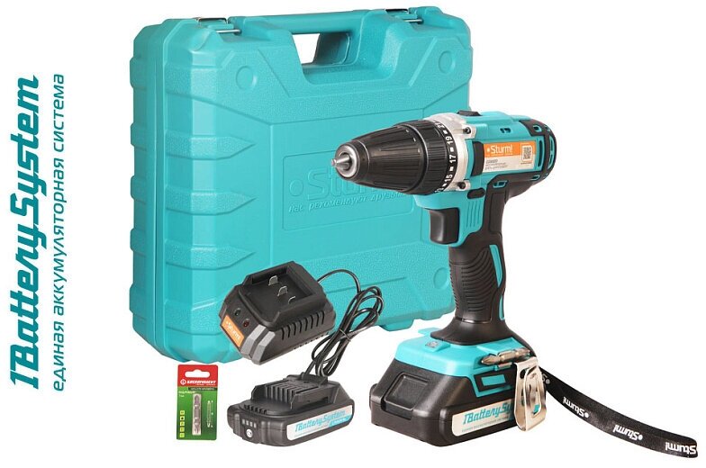Аккумуляторный шуруповерт Sturm! CD3620 1BatterySystem