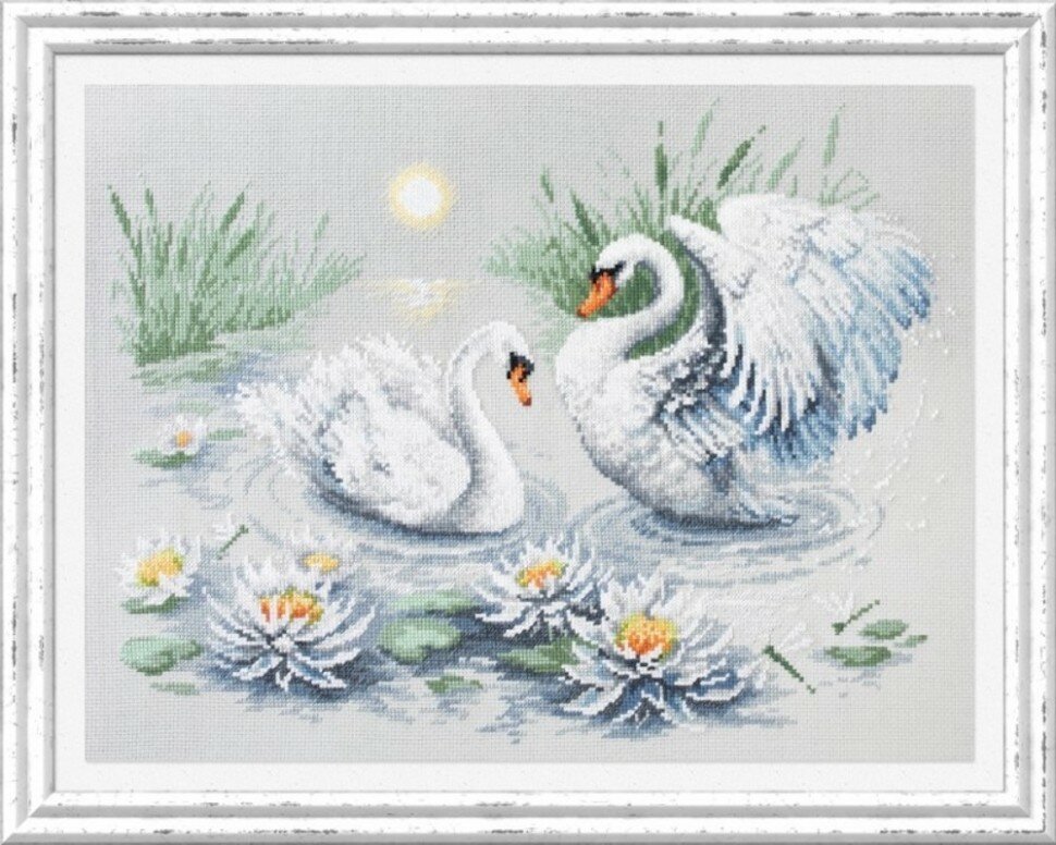 Набор для вышивания Чудесная игла #130-061 Свадебный вальс, Счетный крест, 41 х 31 см