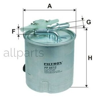 FILTRON PP857/2 Фильтр топливный FILTRON PP857/2