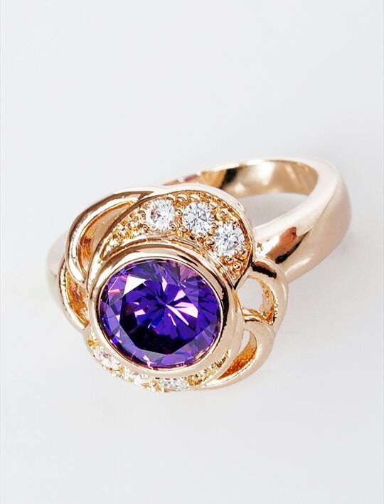 Кольцо, аметист