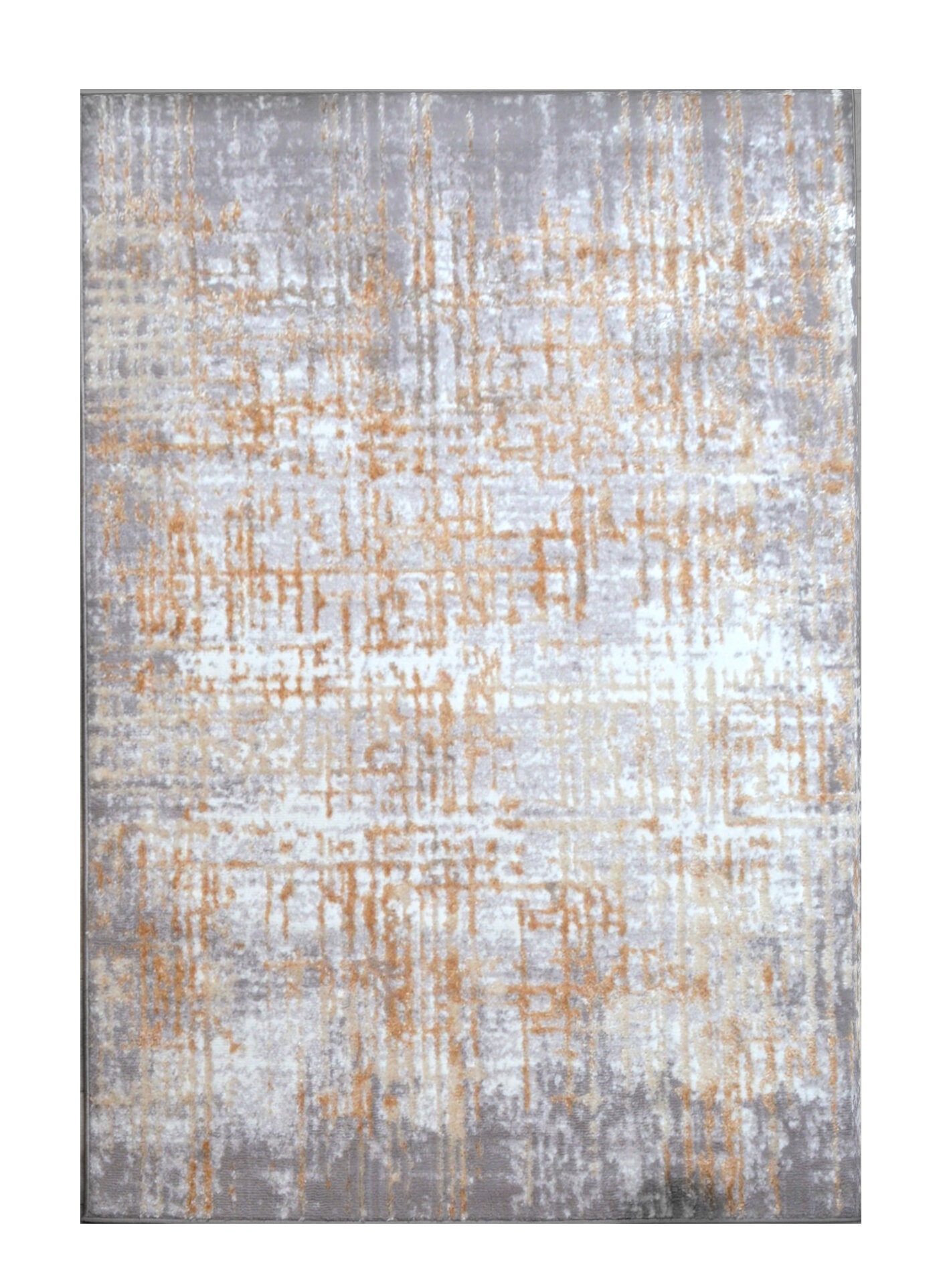 Ковер для комнаты на пол, палас в гостиную, Саламанка, 200х280, 40001 YM3 K, бежевый, коричневый, серый