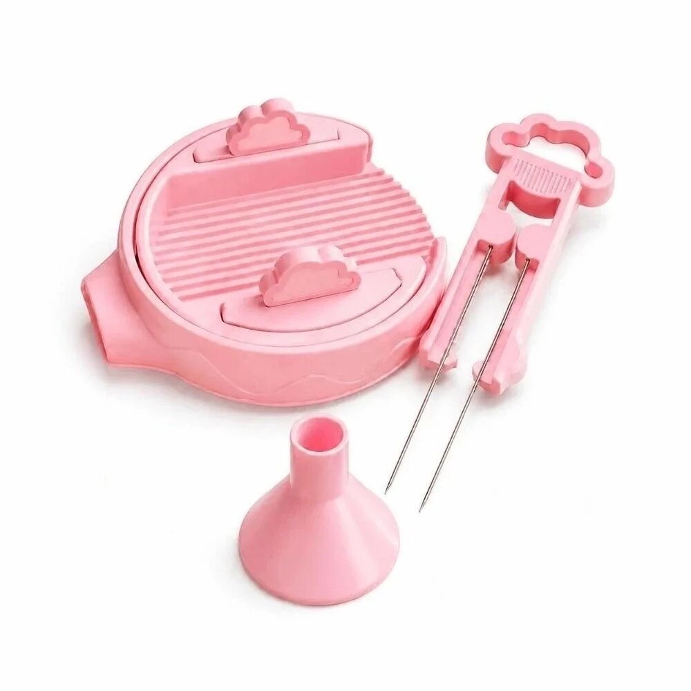 Набор инструментов для термобусин Rotating Clouds Розовый, Pink set