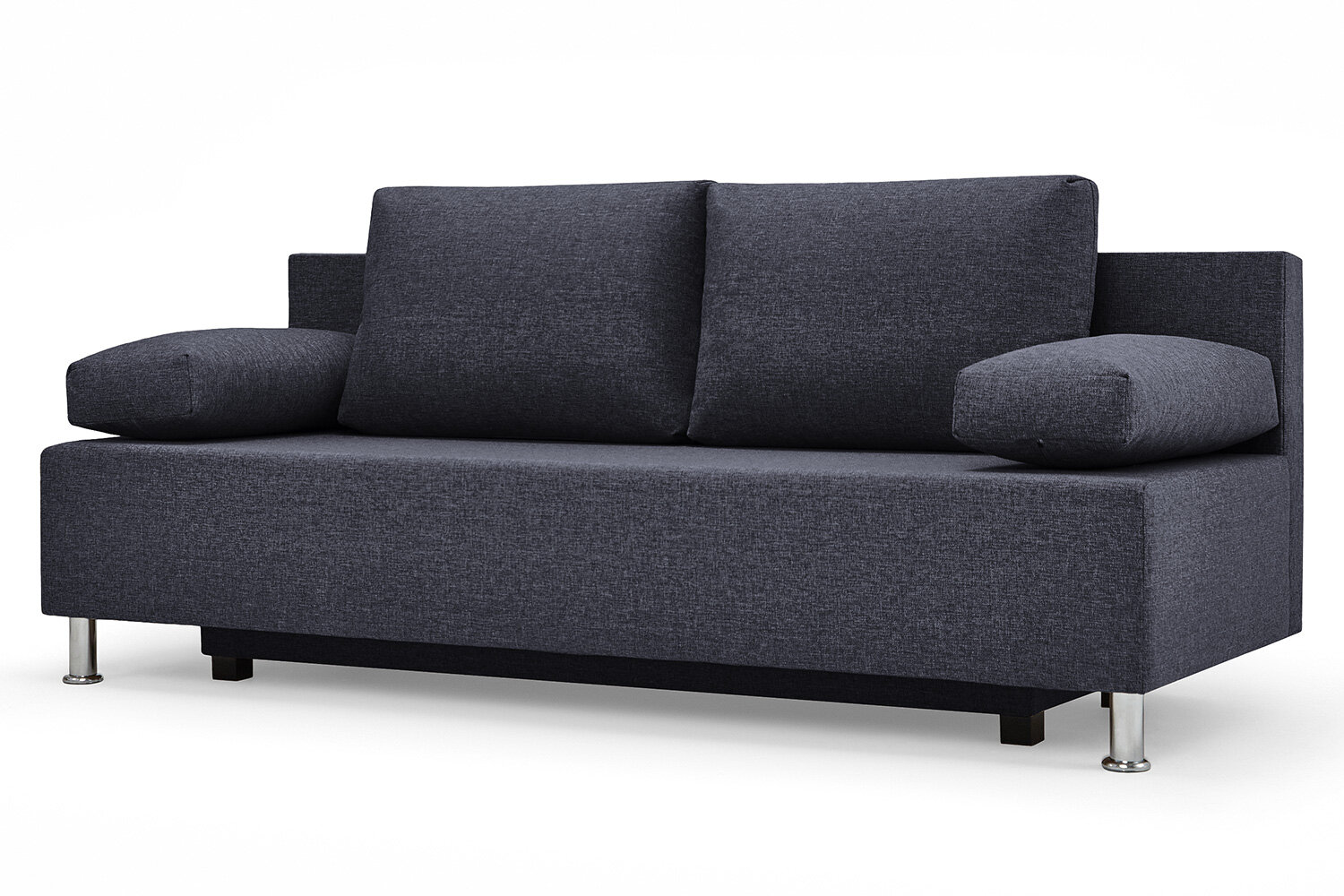 Диван-кровать Hoff Морис, еврокнижка 195х80х78 см, обивка рогожка, цвет синий