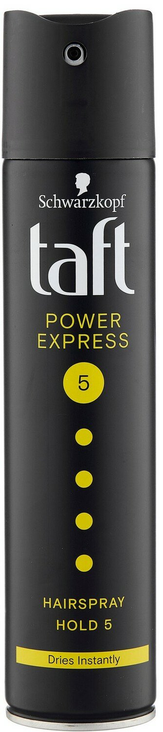 Тафт Лак для волос Power Express Экспресс-высыхание мегафиксация 5 225 мл - 1 шт
