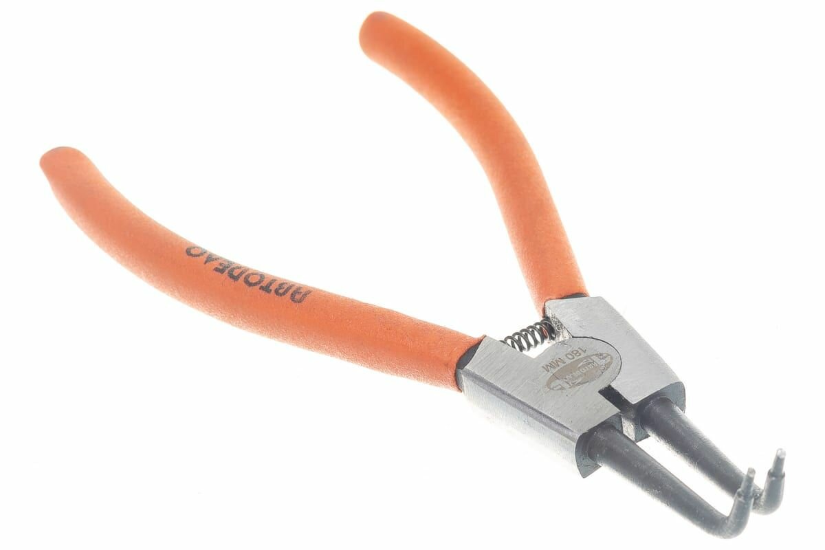 Разжим стопорных колец АвтоDело (съемник) загнутый, 180мм. (30411)