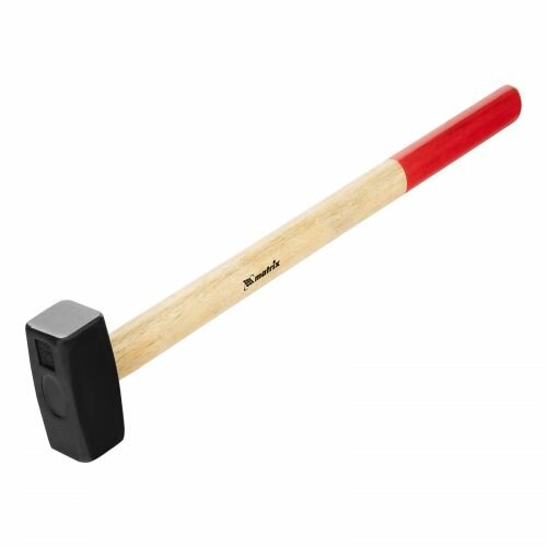 Кувалда Matrix , 3000 г, кованая головка, деревянная рукоятка 700мм, 11029