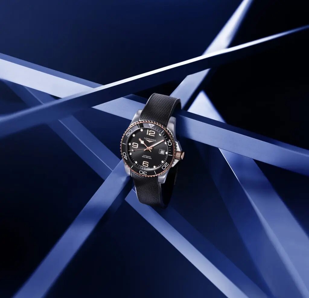 Наручные часы LONGINES, черный/серебристый — фото 1