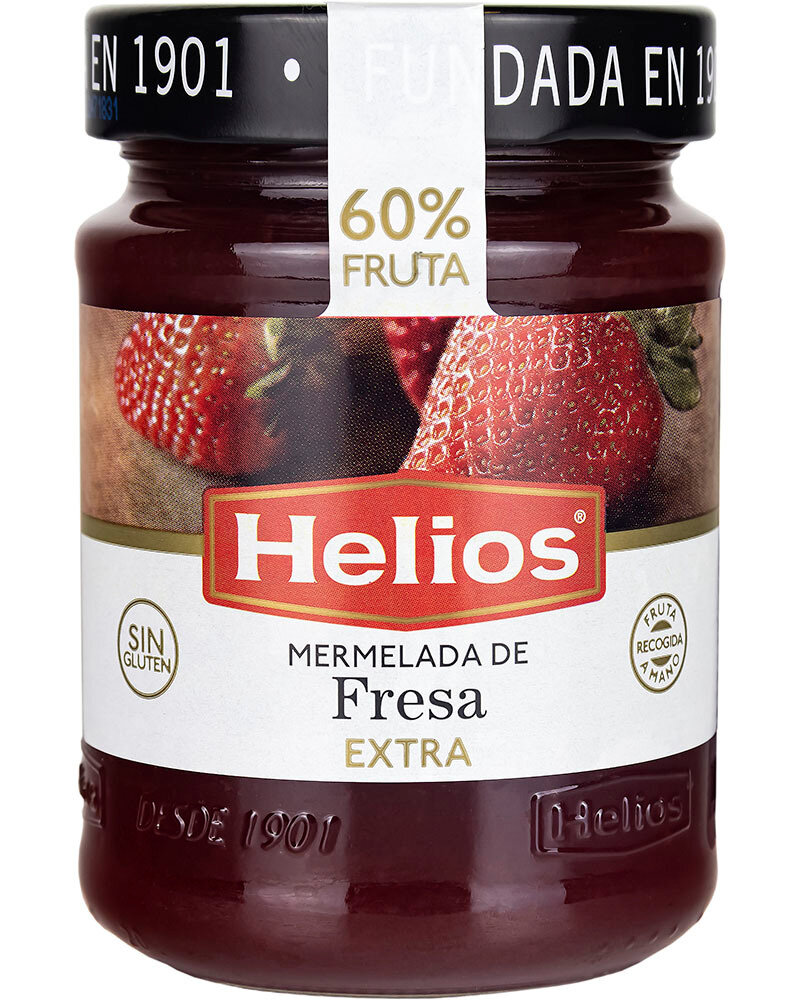 Конфитюр Helios из клубники Extra 340 гр. - 5 шт.