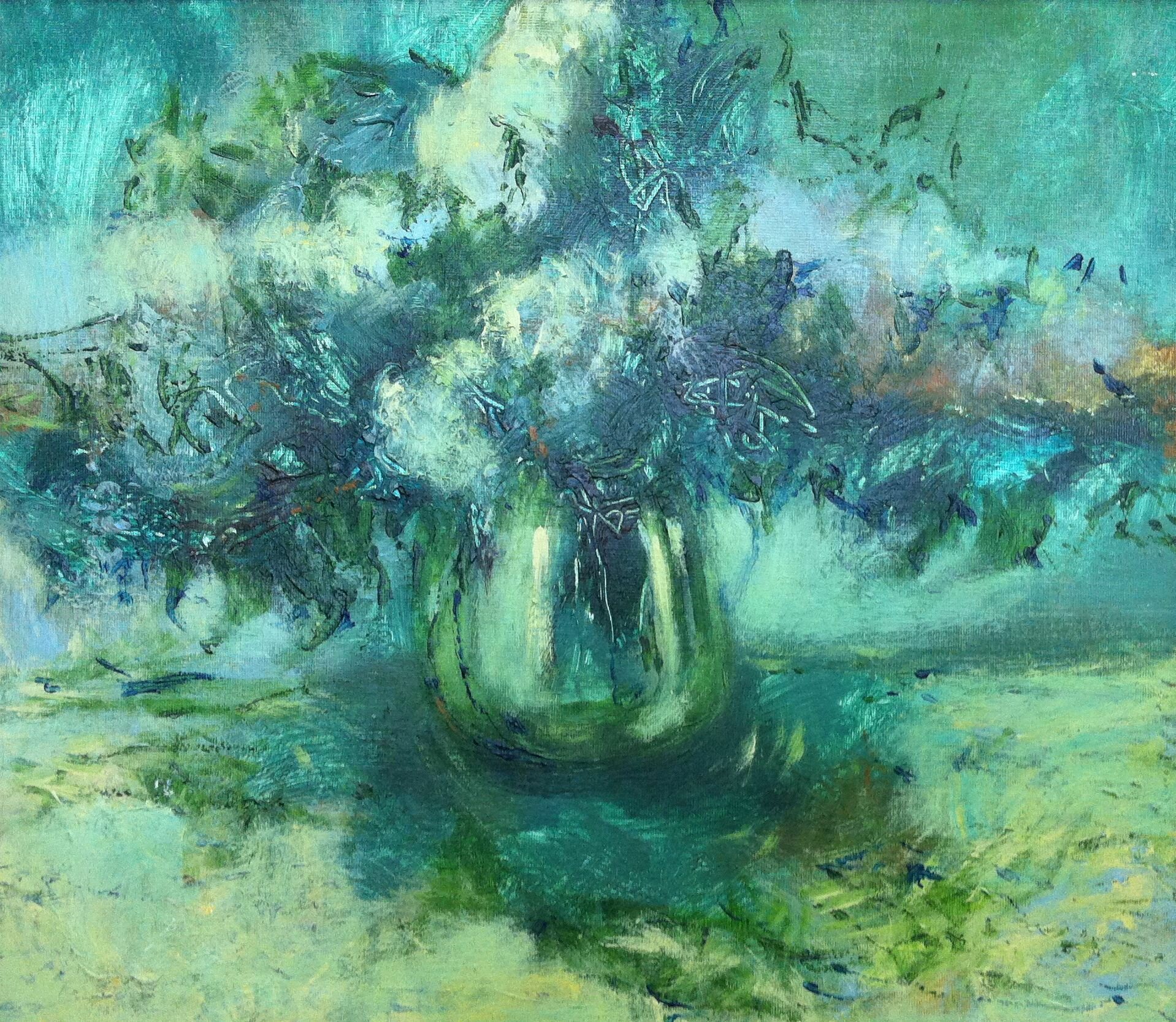 Картина "Весенний букет", 30х40 см, холст; масло, авторская работа;