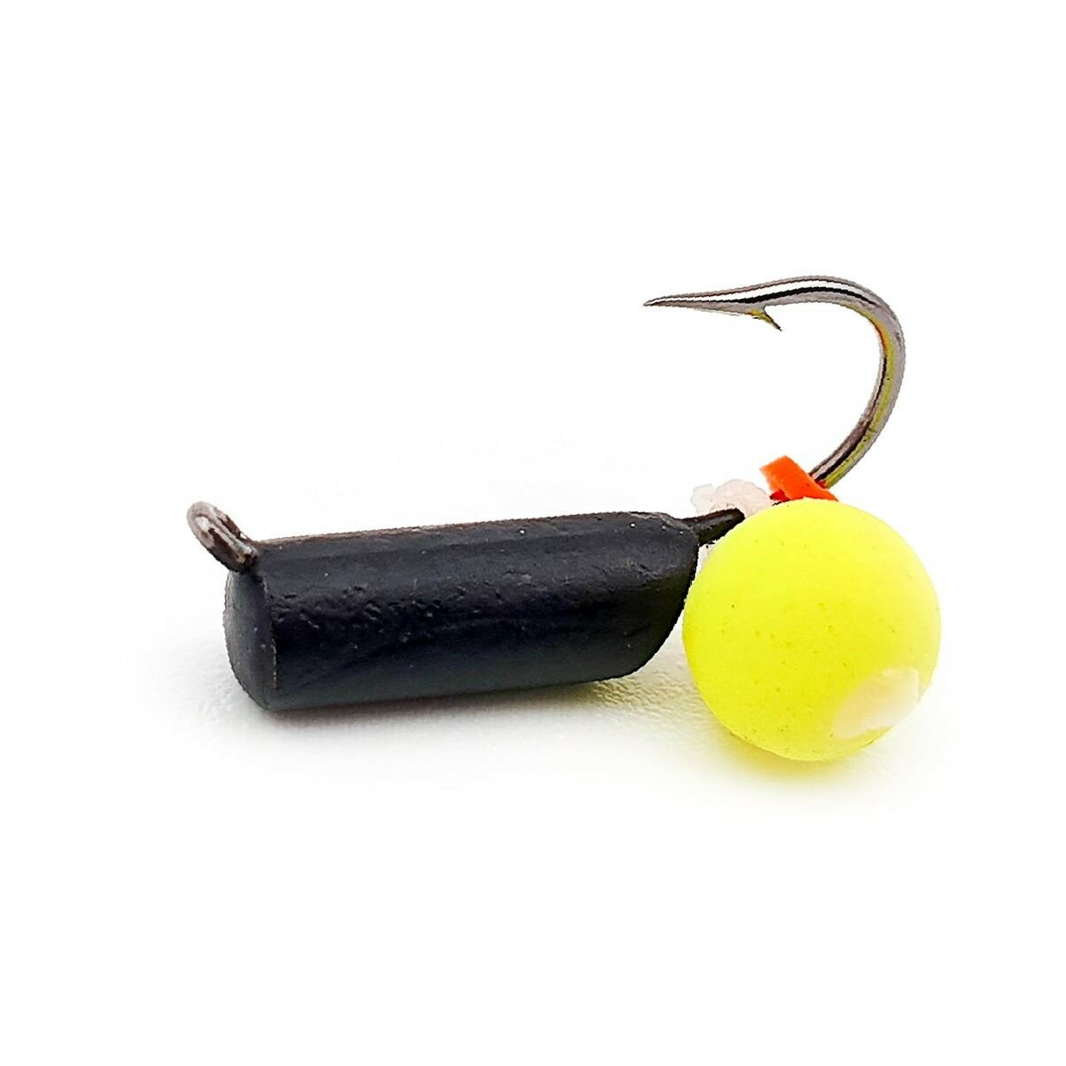 Wormix мормышка Столбик с бусиной Неон №2 0,4 г для зимней рыбалки на окуня и леща