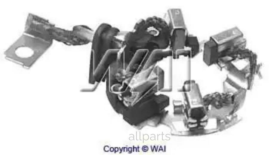 WAI 69-9116 щеткодержатель стартера! (BSX175-176) Bosch\ Audi 80/100/A6 1.8/2.0i 91>