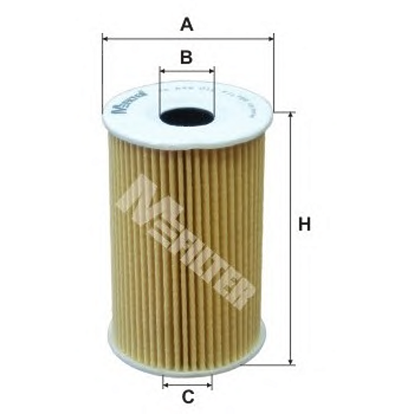 MFILTER TE649 (03L115466 / 03L115562) фильтр масляный\ VW Golf (Гольф) / Polo (Поло) / crafter, Audi (Ауди) a3 1.6tdi 09