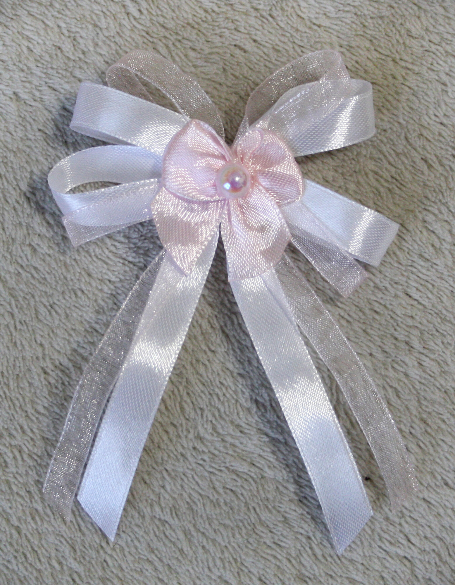 Бутоньерки для гостей свадебные розовые, 10 штук