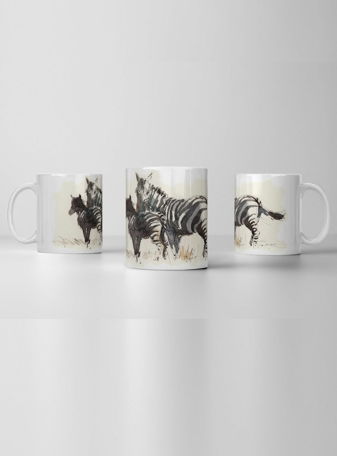 Кружка cooperative.moscow " Зебра " (кружка с Зеброй , Зебра , питомец, кружка с животным , подарок с любовью, друг человека, кружка с питомцем) , 330 мл, 1 шт