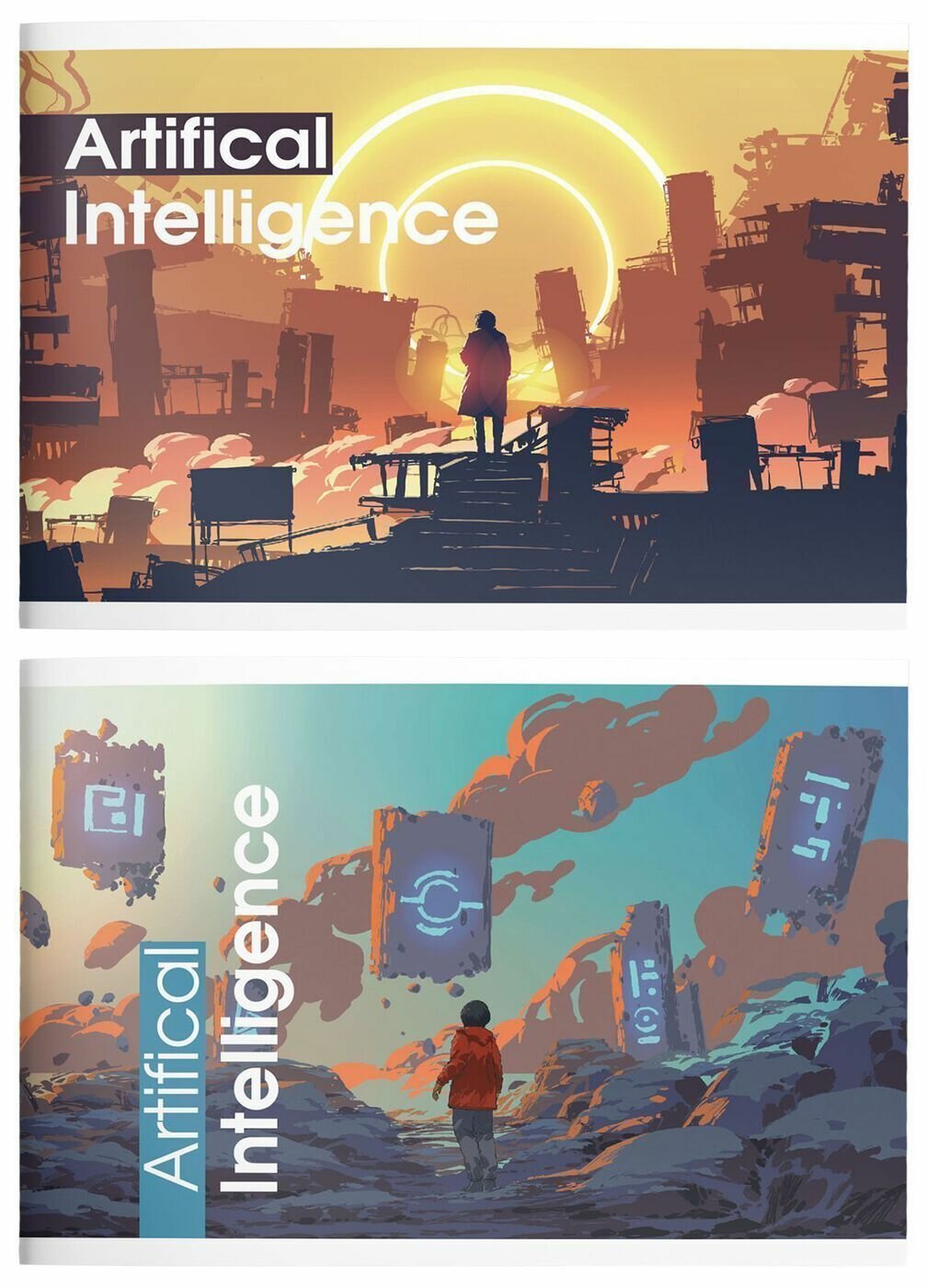 Альбом для рисования 40 листов А4 "искусственный интеллект" Schoolformat, 100 г/м2