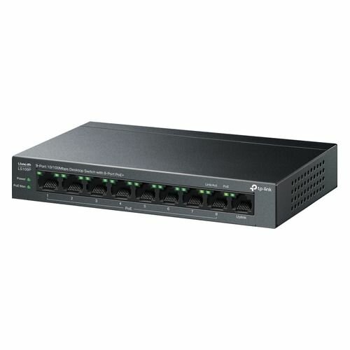 Коммутатор TP-LINK LS109P, неуправляемый