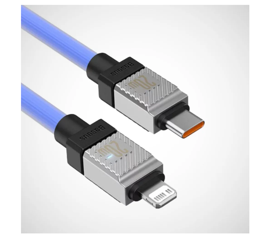 Кабель Baseus CoolPlay Series Fast Charging Cable Type-C to Apple Lightning 20W 2m (CAKW000103) Голубой