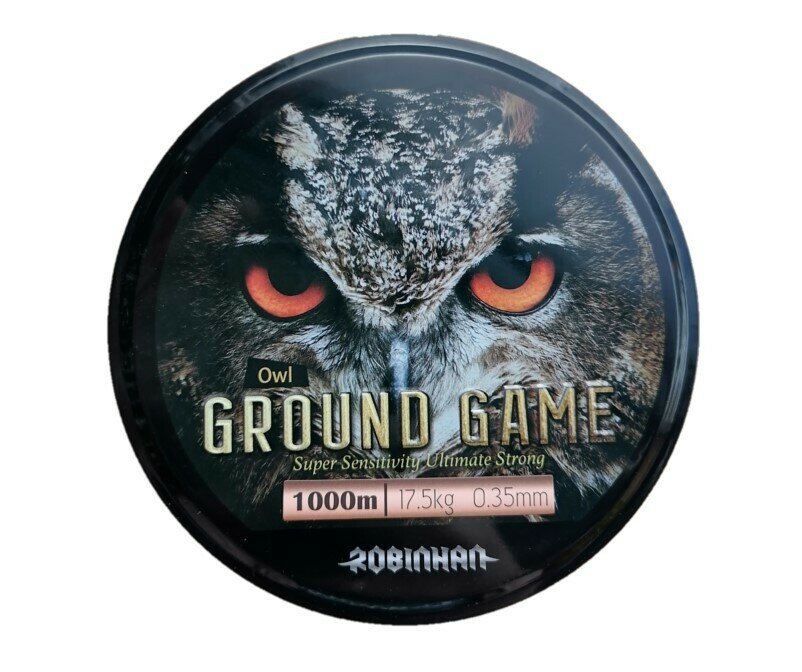 Леска Ground Game 1000 м 0,35 OWL желто-белая
