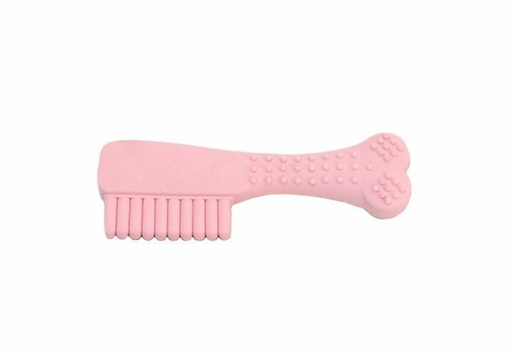 Homepet Игрушка для собак, Foam TPR Dental, Зубная щетка, розовая, 14 см