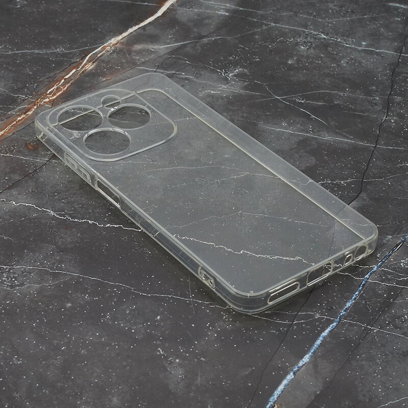 Силиконовый чехол Jack Case Premium Infinix Hot 40i прозрачный