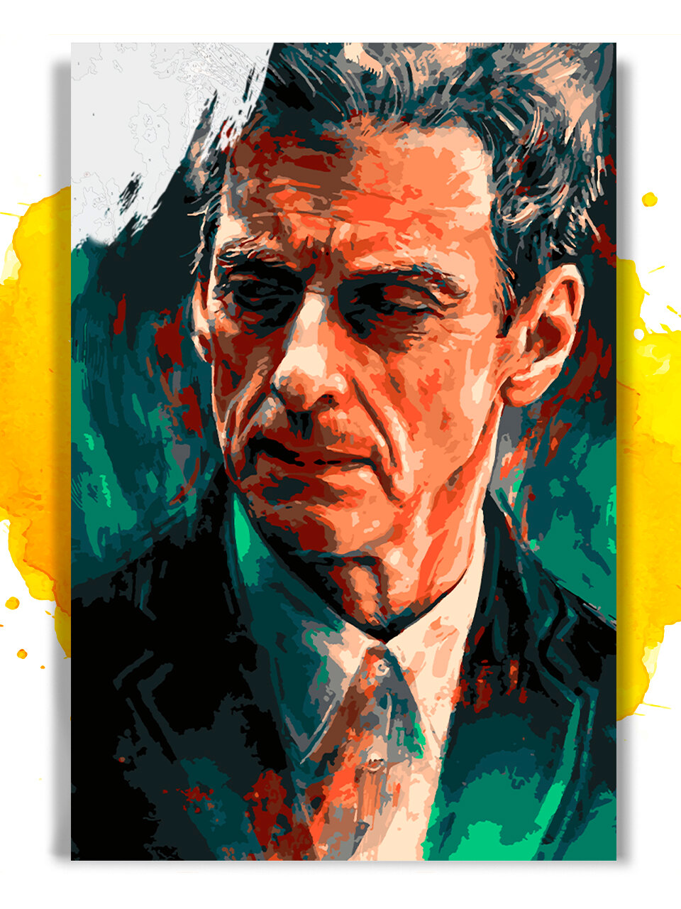 Картина по номерам на холсте Доктор Кто - 12 доктор, 40 х 50 см