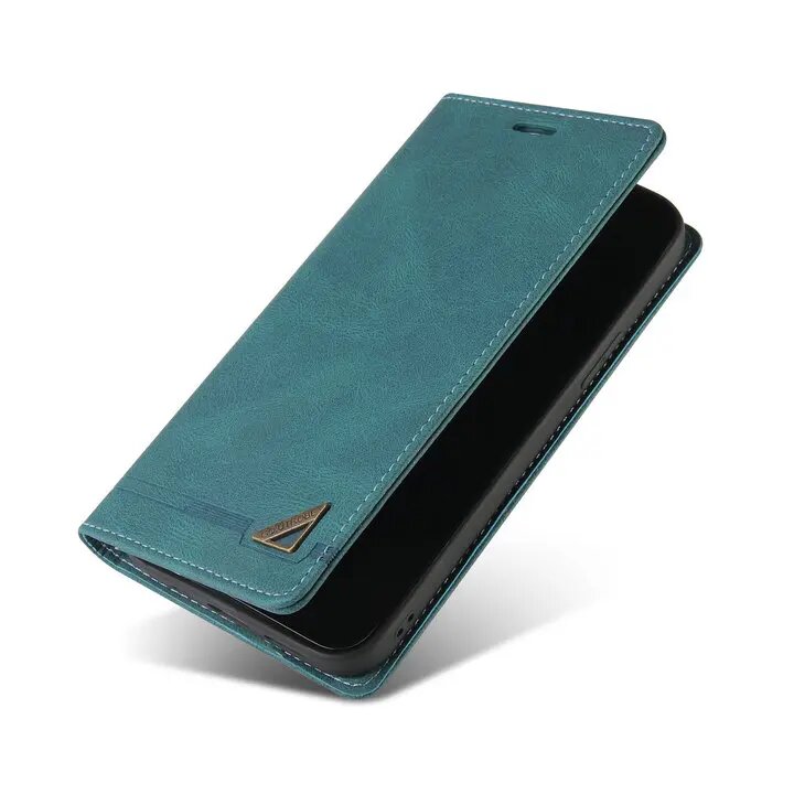 Чехол-книжка на Huawei P30 Lite, Синий, кожаный