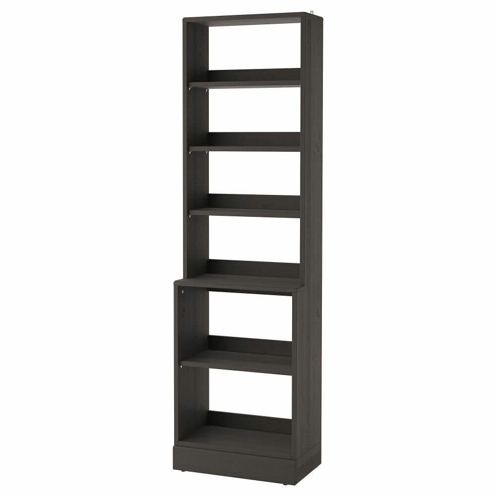 HAVSTA Стеллаж с цоколем IKEA, темно-коричневый 61x37x212 см (30391040)