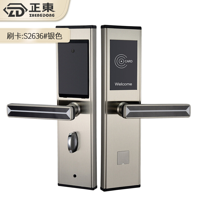 Замок для двери отеля, дистанционный парольный замок для квартиры, замок для карты отеля, замок для деревянной двери B&B, умный электронный замок из нержавеющей стали